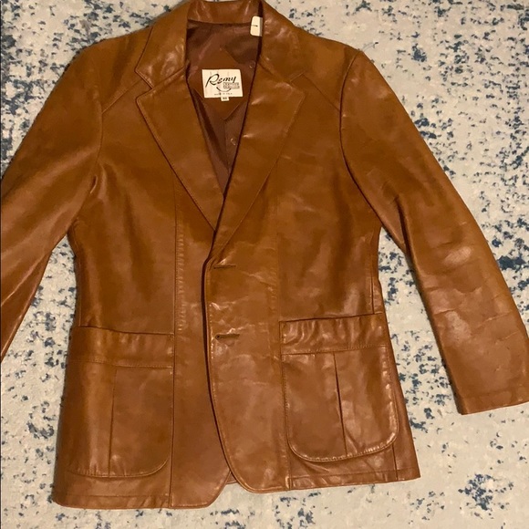 Remy Leather | Jackets & Coats | Remy Leather Genuine Leather Jacket ...